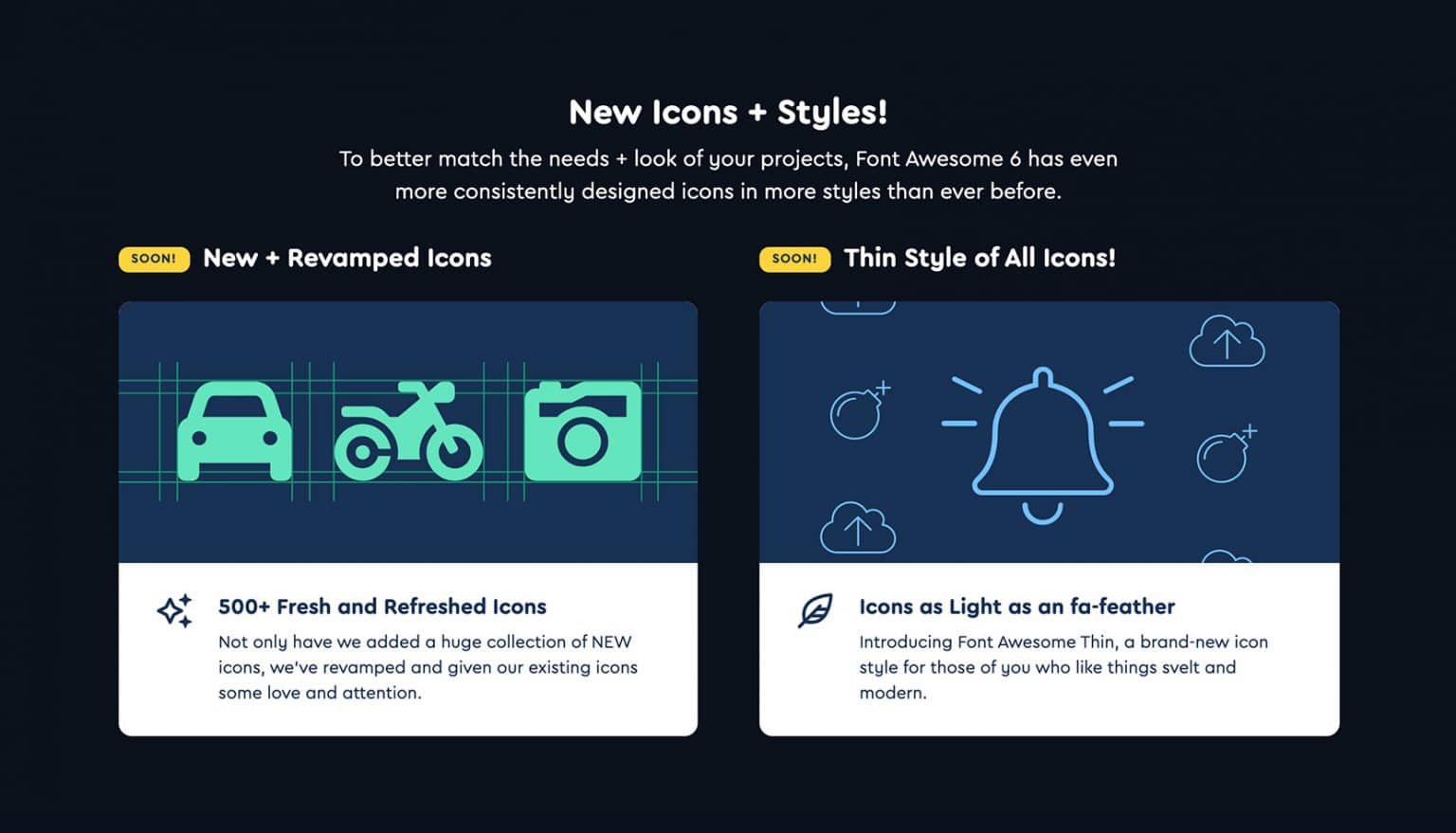 Font Awesome 6 is coming - Learn at SLICEmyPAGE